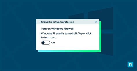 Windows Firewall Notifications In Windows 10 Ninjaone