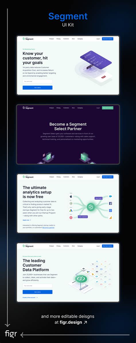 make segment ui your own on behance
