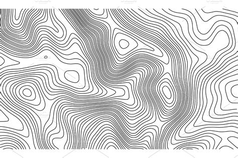 Topographic Map Contour Background Pre Designed Illustrator Graphics