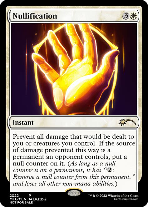 Nullification Null Counter Cycle Rcustommagic