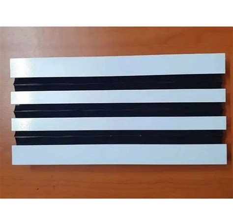 Powder Coated 18 Inch Aluminium Slot Diffuser Shape Rectangle At Rs