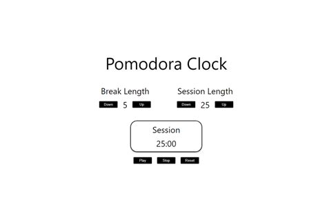 react simple pomodora clock