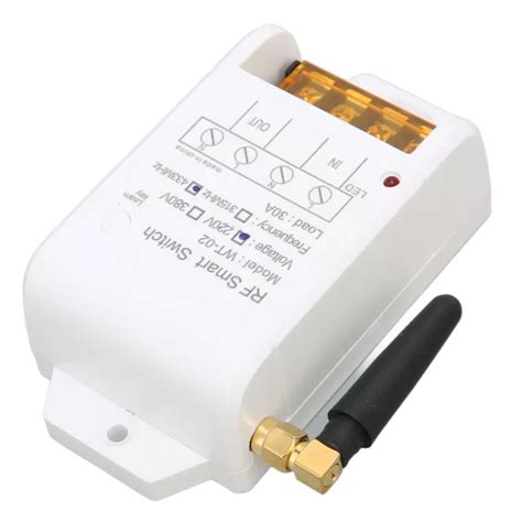 RELAY WIRELESS RF Switch MHz A Wireless Switch Receiver Transmitter For SLS