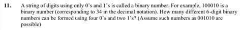 solved 11 1 a string of digits using only 0 s and l s is