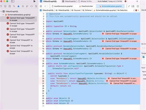 Apollo Auto Generate Code When Compile Getting More Issues Cannot Find