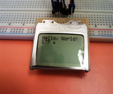 Lcd From An Old Nokia 3310 Arduino