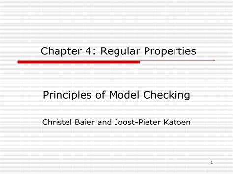 pdf principles of model checking