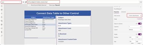 Power Apps Data Table How To Use