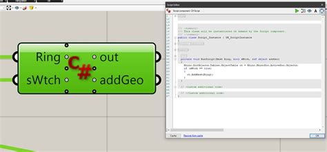 C Script For Baking To Layers With Namecolor Attributes Grasshopper