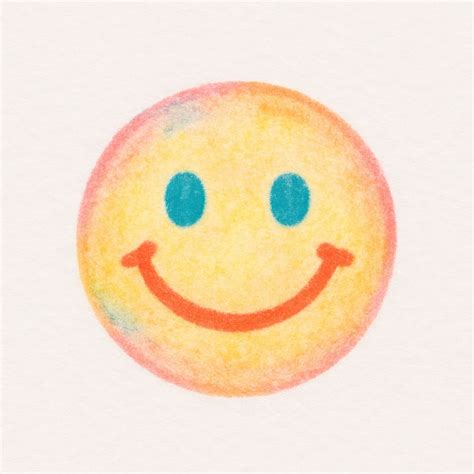 Colorful Crayon Smiley Face Free Photo Illustration Rawpixel