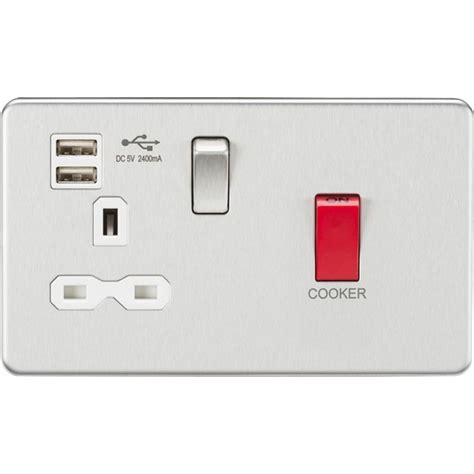 Shop Knightsbridge Knightsbridge A Dp Switch A Switched Socket With Dual Usb Charger