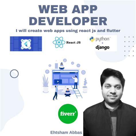 create web apps using react js and flutter by ehtsham abbas fiverr