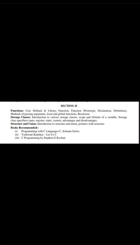 Section Dfunctions User Defined And Library Function Function Prototyp