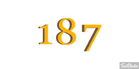 187 Number Animated  Logo Designs