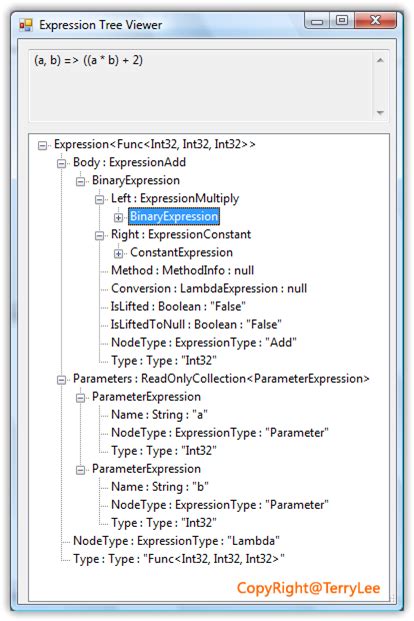 打造自己的linq Provider（上）：expression Tree揭秘 Terrylee 博客园