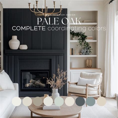 Pale Oak Benjamin Moore Color Palette Whole House Coordinating Colors
