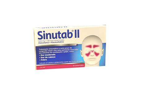 Exterior Of Box Of Sinutab Tablets Contains Paracetamol 54 Off