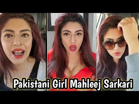Pakistani Girl Mahleej Sarkari Massage To Pakistan - YouTube