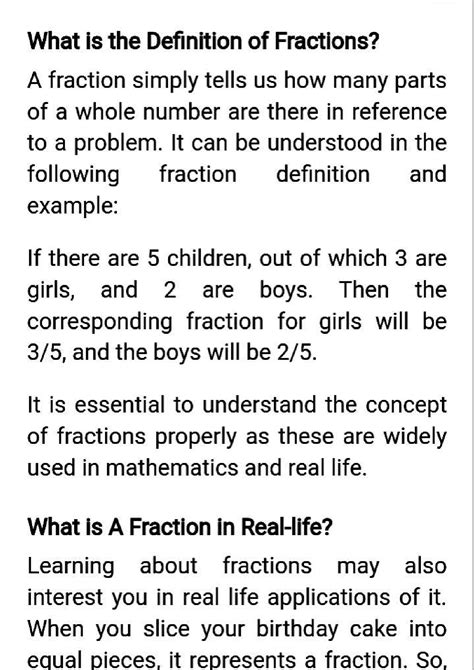 SOLUTION Fractions What Is Fractions Deinition Of Fractions Types Of Fraction Math Notes