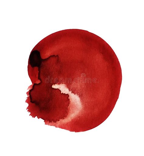 A Blob Of Red Watercolor Stock Illustration Illustration Of Color A Blob Of Red Watercolor Stock Illustration Illustration Of Color