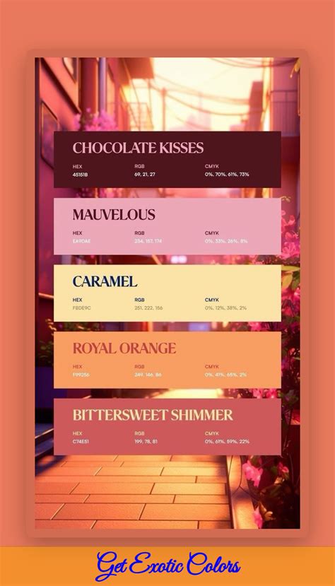 Explore Aesthetic Color Palettes Download Unique Hex Codes For Design