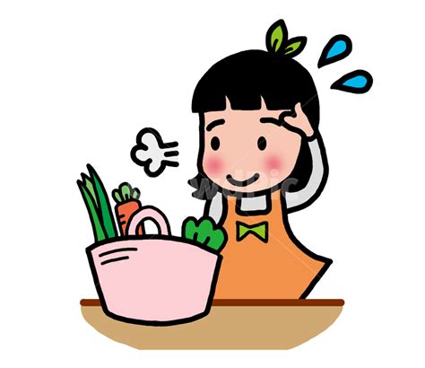 만화 캐릭터 요리 여자캐릭터 그림 사진이미지일러스트캘리그라피 Mininoter작가