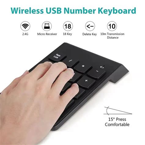 Wireless Numeric Keypad Mini Number Pad Keyboard Ido Lk
