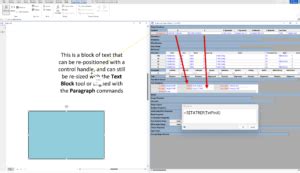 Positioning Visio Shape Text Block With A Control Handle BVisual