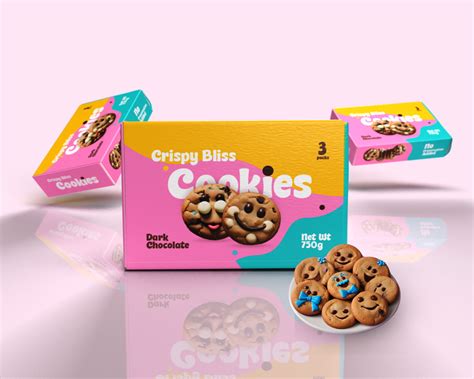Cookie Packaging Box Design Behance