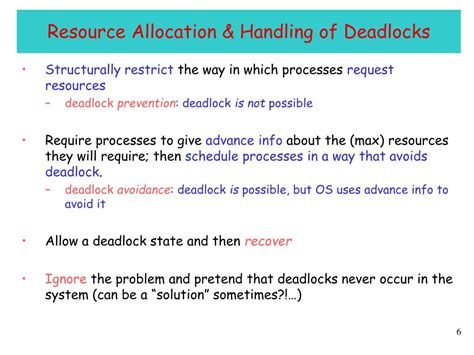 Ppt Resource Allocation And Deadlock Handling Powerpoint Presentation