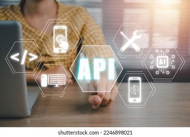 Api Application Programming Interface Concept Man Stock Photo Shutterstock