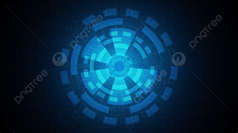 Circuit Technology Background With Hi Tech Digital Data Abstraction