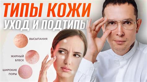 ТИПЫ КОЖИ как понять какой у меня тип кожи ПОДТИПЫ КОЖИ Youtube