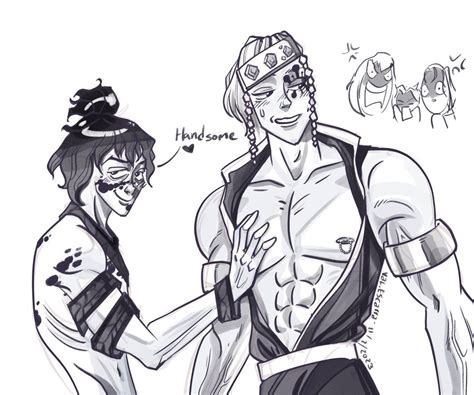 Tengen And Gyutaro By Chloedoggy245 On Deviantart