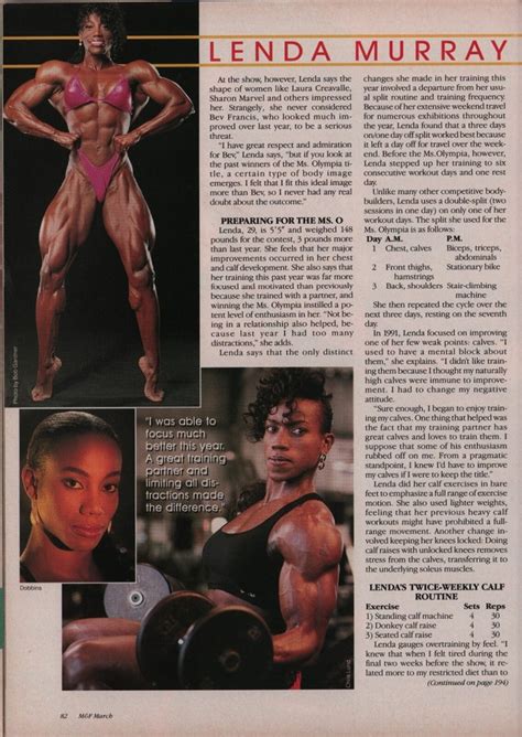 Muscle And Fitness 031992 Laura Creavalle Lena Murray Shella Holt Kim