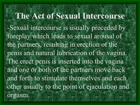 Human Sexual Intercourse Ppt