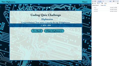 Github Kwubbenhorstcoding Assessment Quiz A Timed Multiple Choice