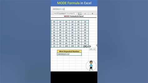 Mode Formula In Excel Excel Exceltips Exceltutorial Msexcel Microsoftexcel Developer