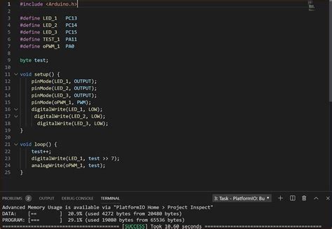 How To Hsi Stm32f103c8 And Big Memory Usage Platformio Community