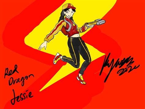 Red Dragon Jessie Fan Art Rbrawlstars