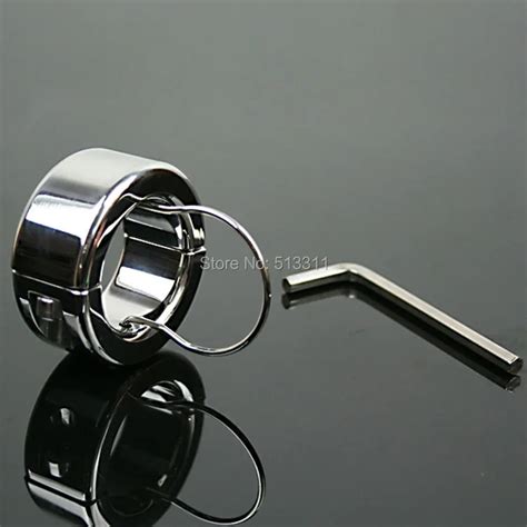 Cbt Bondage Torture Ball Stretcher With Scrotum Separator Weights