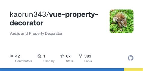 Github Kaorun343vue Property Decorator Vuejs And Property Decorator