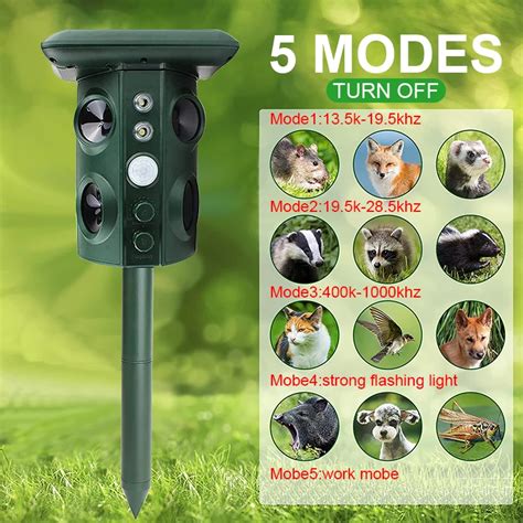 Ультразвуковой отпугиватель животных Solar Aliexpress