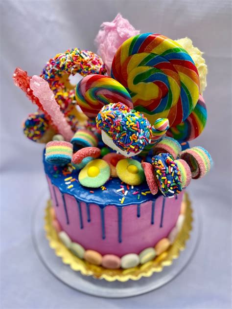 Candy Explosion Cake Cake Decorating Cake Desserts