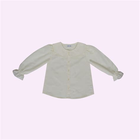 Košulja Sa Bubi Kragnom Za Devojčice Bambino Svet Dečije Mode