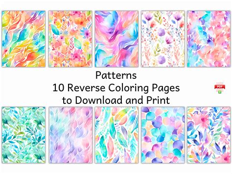 Reverse Coloring Pages Free Reverse Coloring Pages Xotza