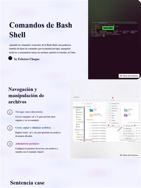 Comandos De Bash Shell Pdf Archivo De Computadora Interfaz De