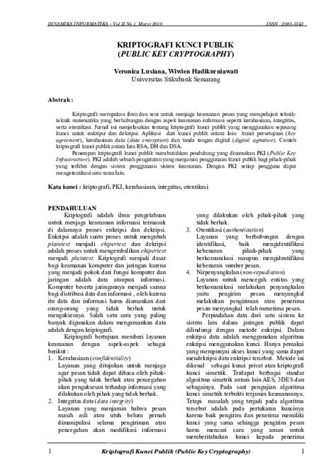 doc kriptografi kunci publik public key cryptography