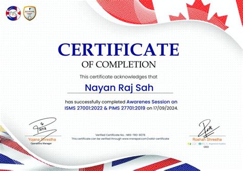 Nayan Raj Sah On Linkedin Thrilled To Have Successfully Completed The