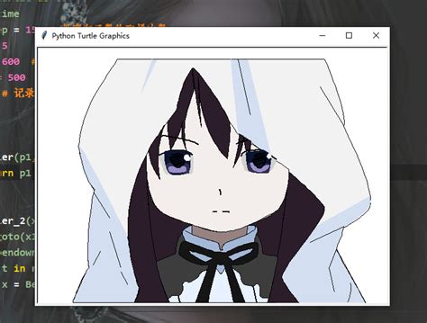 Python居然还能画出这么精美的魔法少女，惊我一整年用python画一个美女 Csdn博客